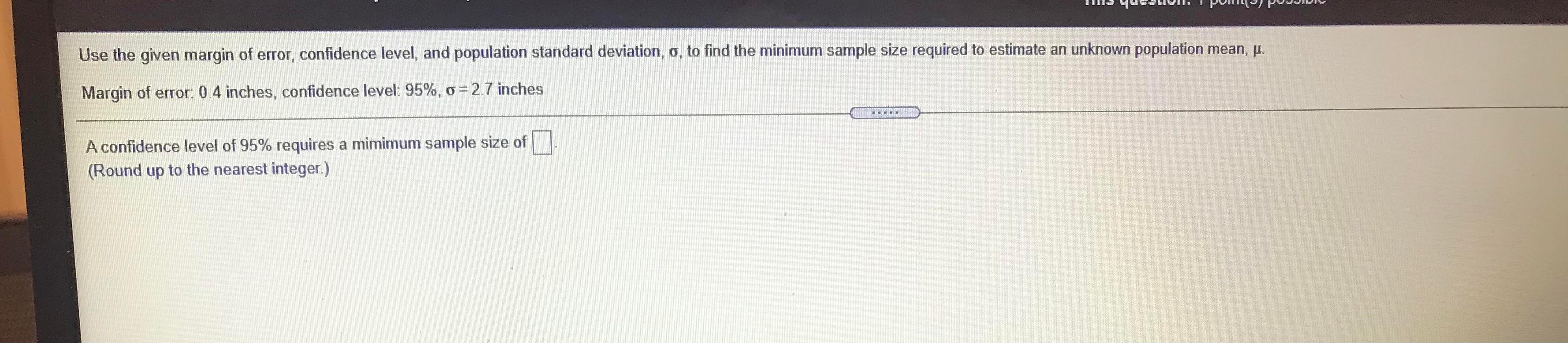 Solved Use the given margin of error, confidence level, and | Chegg.com
