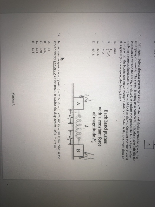 Solved The diagram below shows a system consisting of 2 | Chegg.com