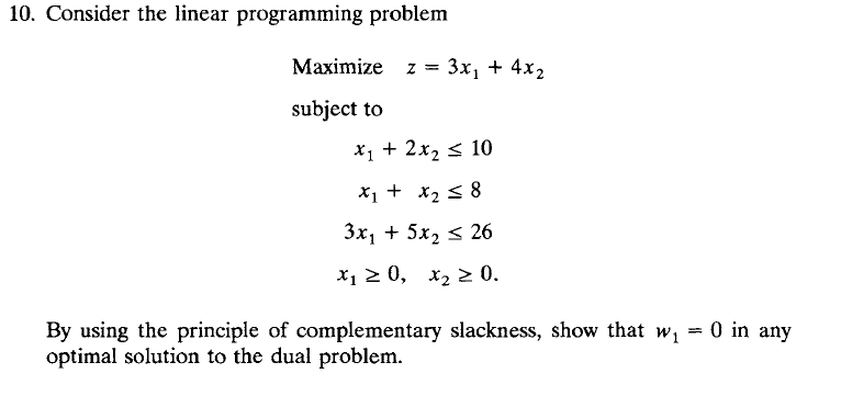 Solved 10. Consider the linear programming problem Maximize | Chegg.com