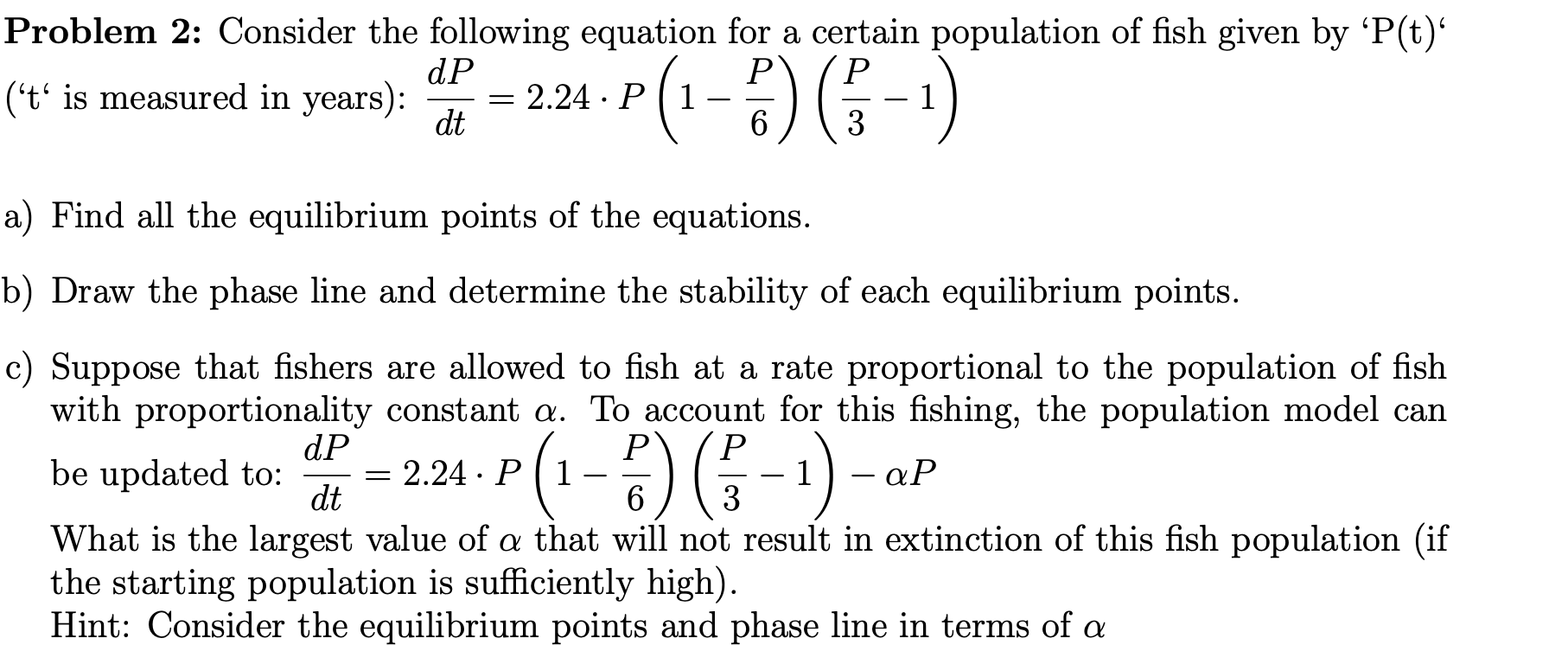 Solved Problem 2: Consider the following equation for a | Chegg.com Solved Problem 2: Consider the following equation for a | Chegg.com