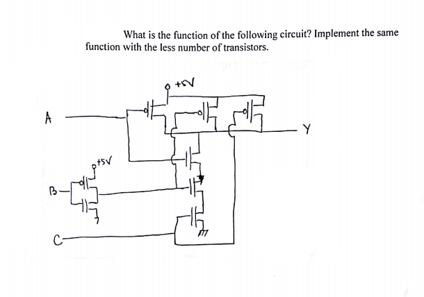 Solved What is the function of the following circuit? | Chegg.com