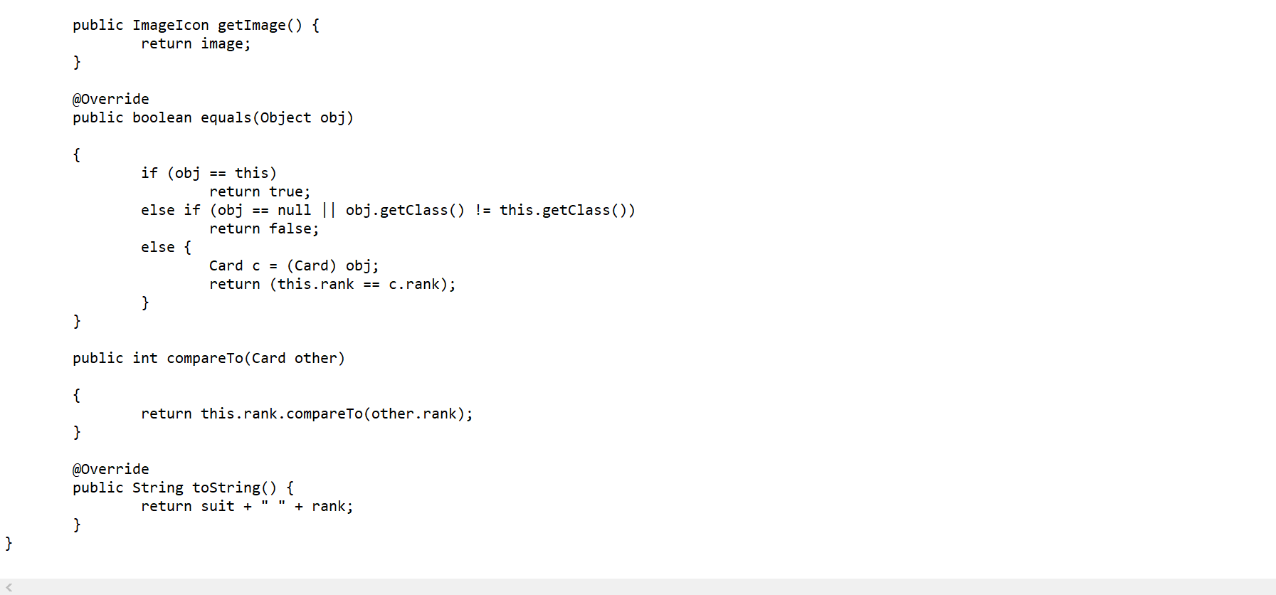 19. Add the following methods to the CardDeck.java | Chegg.com