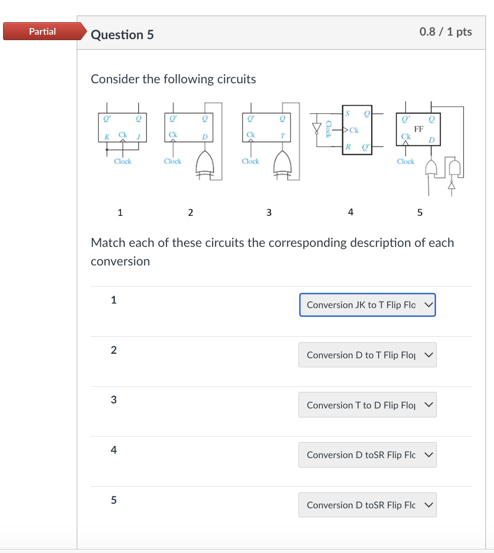 Solved Consider the following circuits Match each of these | Chegg.com