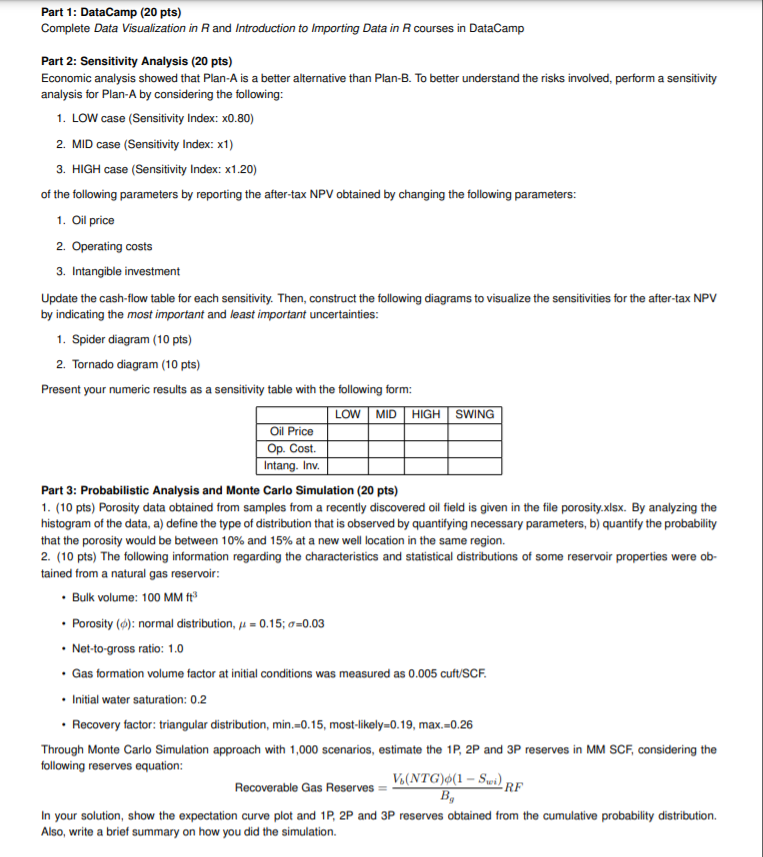 MID Part 1: DataCamp (20 pts) Complete Data | Chegg.com