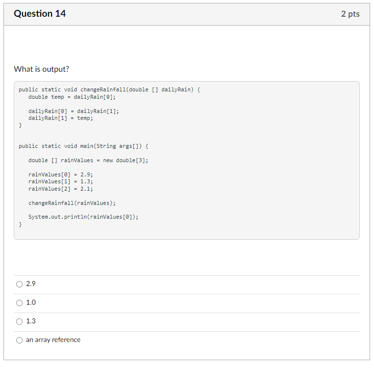 Solved The following program generates an error. Why? final | Chegg.com