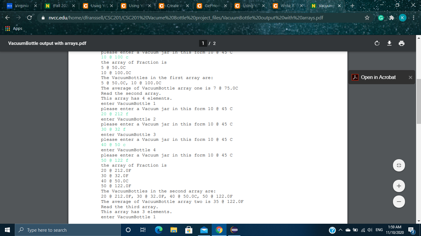 Using your Barrel class and Temperature class create | Chegg.com