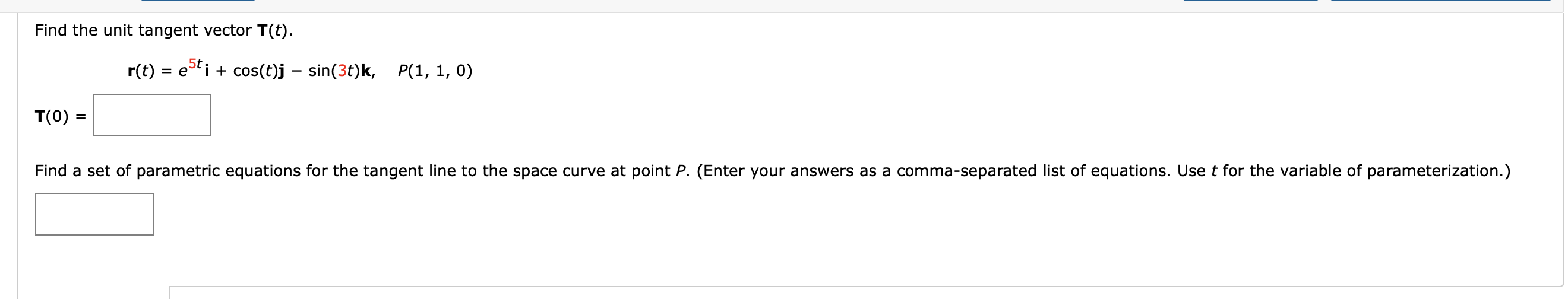 Solved Find the unit tangent vector T(t). | Chegg.com