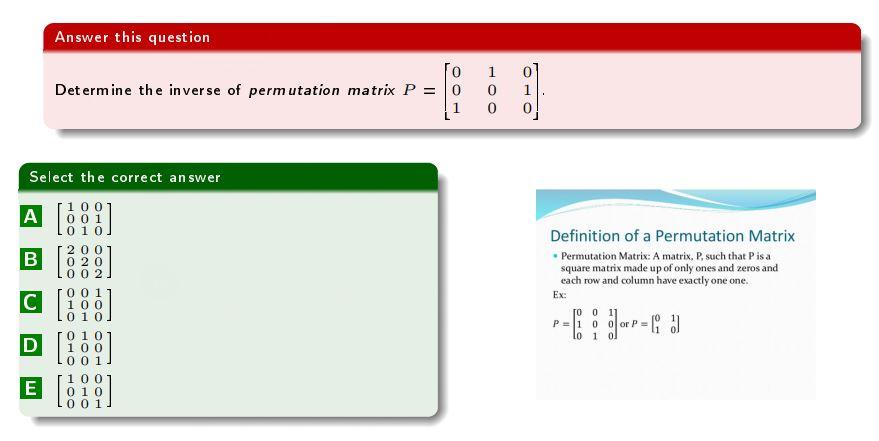 Solved Answer this question Determine the inverse of | Chegg.com