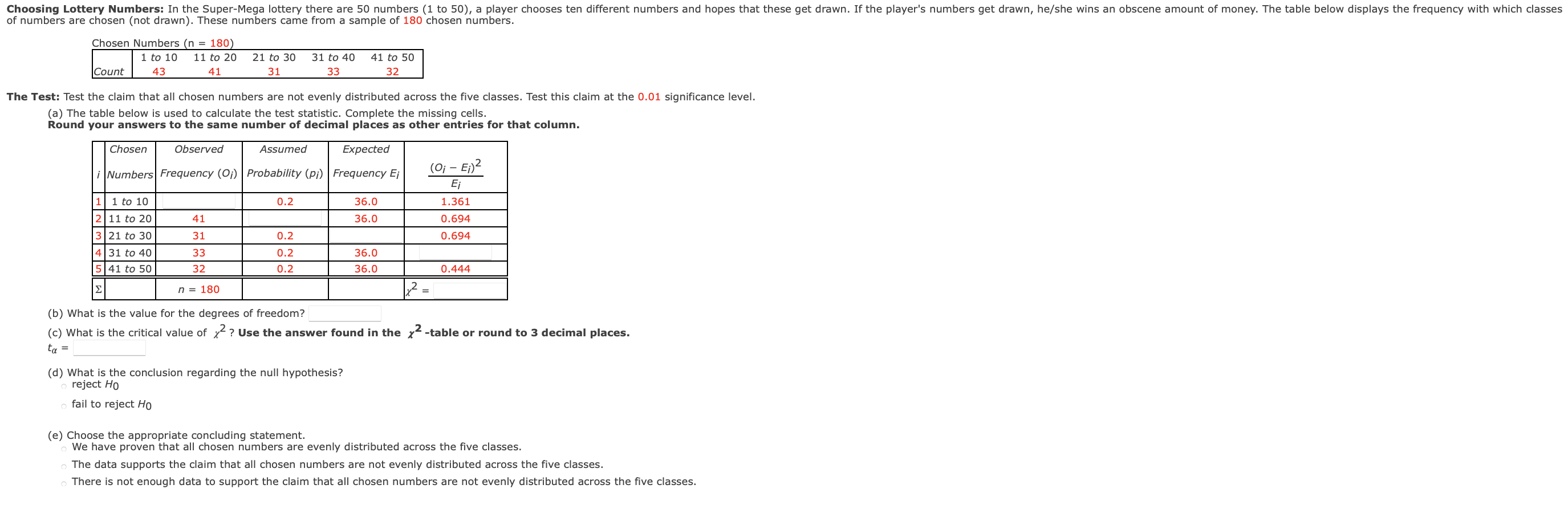 Solved Choosing Lottery Numbers: In the Super-Mega lottery | Chegg.com