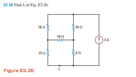 Solved E2.26 Find I in Fig. E2.26. 180 S18 0 18 0 ЗА 120 60 | Chegg.com