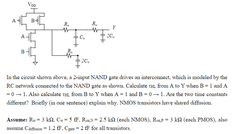Solved Part 1: Draw Equivalent RC Network for A: 0->1 I'm | Chegg.com