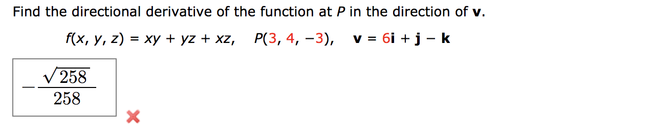 Solved Use Theorem 13 9 To Find The Directional Derivative