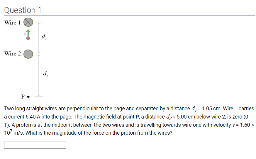Solved Two long straight wires are perpendicular to the page | Chegg.com