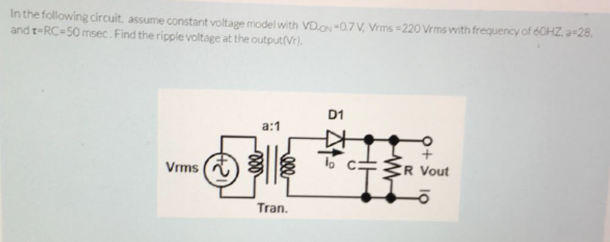 Solved In the following circuit, assume constant voltage | Chegg.com