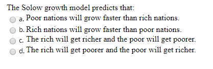 Solved Suppose that you have a standard Solow model with a | Chegg.com