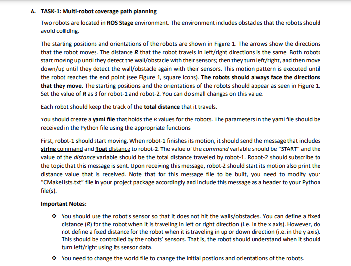 Solved A task 1 Multi Robot Coverage Path Planningtwo 0843