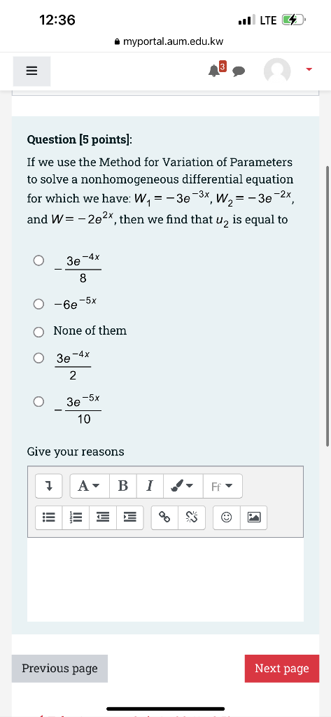 Solved Question [5 points]: If we use the Method for | Chegg.com