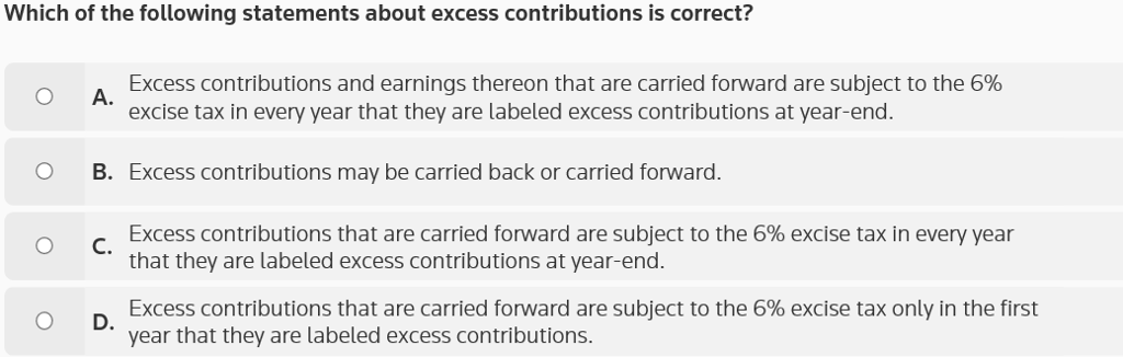 Solved Which of the following statements about excess | Chegg.com