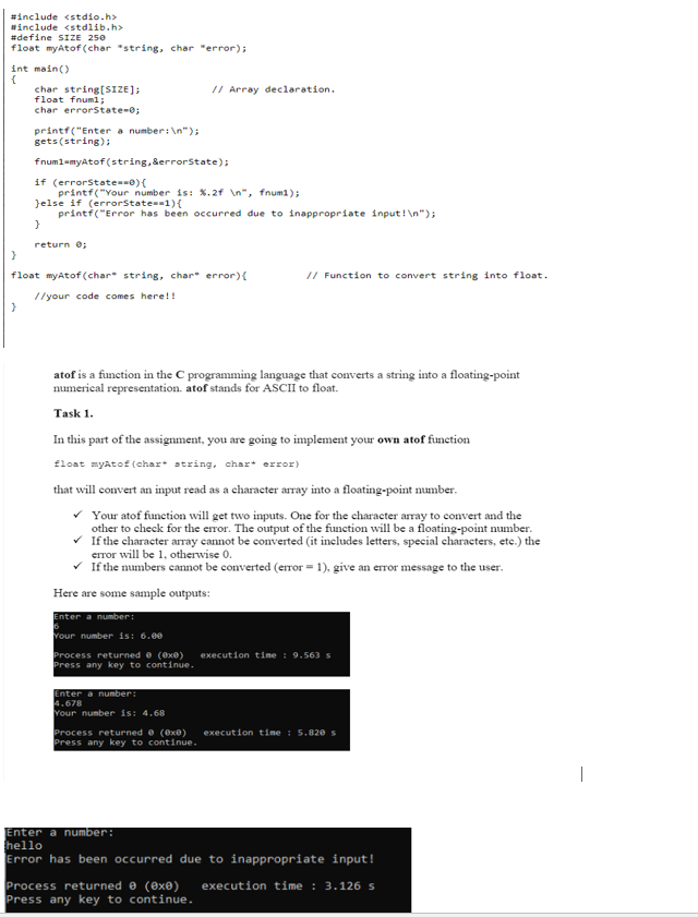 Solved The top code part is the skeleton part of the | Chegg.com