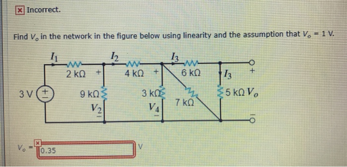 Solved 5.004) Find V0 in the network in the figure below | Chegg.com