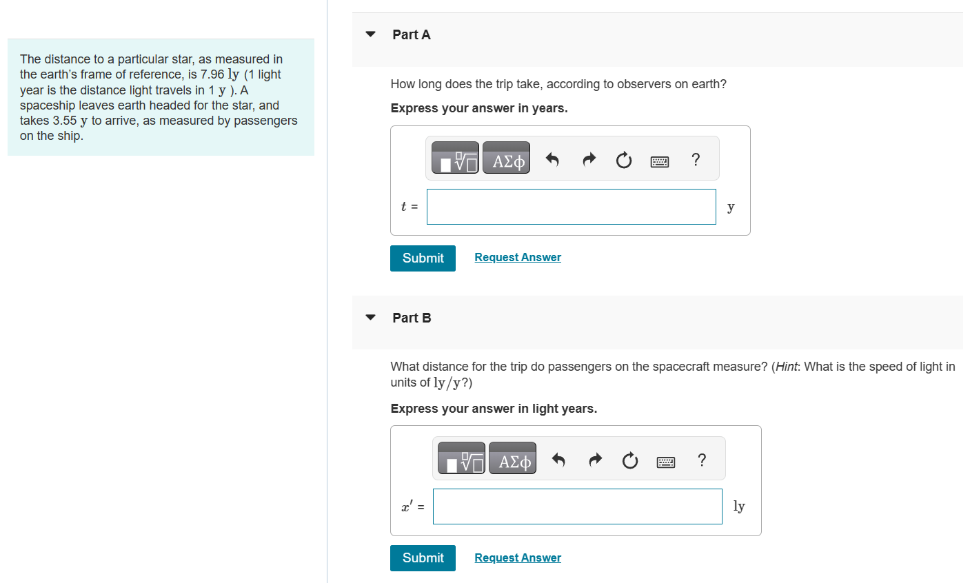Solved The distance to a particular star, as measured inthe | Chegg.com