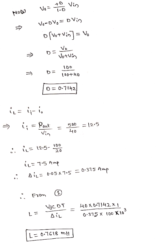 In Matlab using the "power_BuckBoostConverter" | Chegg.com