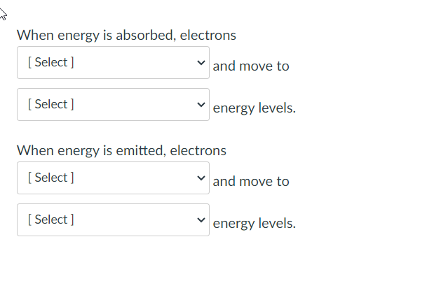 Solved 1.first and third options= are excited// relax// | Chegg.com