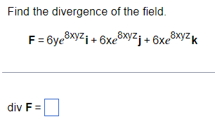 Solved Find the divergence of the | Chegg.com