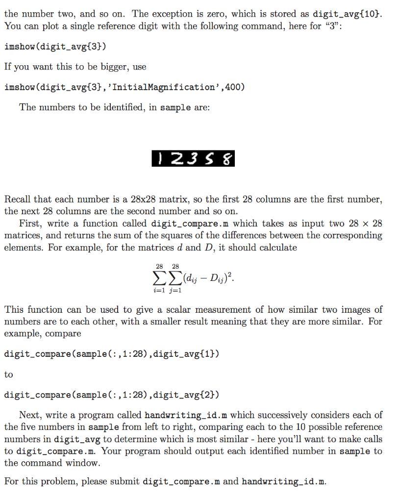 Solved the number two, and so on. The exception is zero, | Chegg.com
