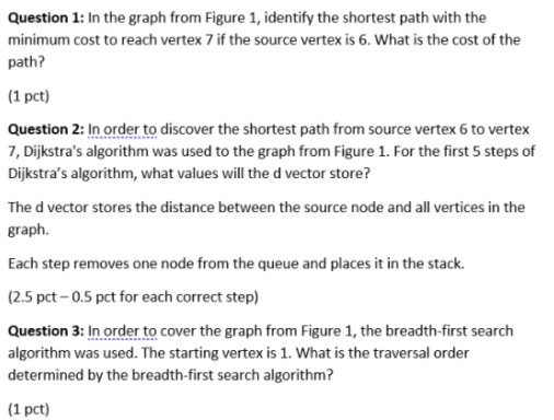 Solved 11 Question 1: In the graph from Figure 1, identify | Chegg.com