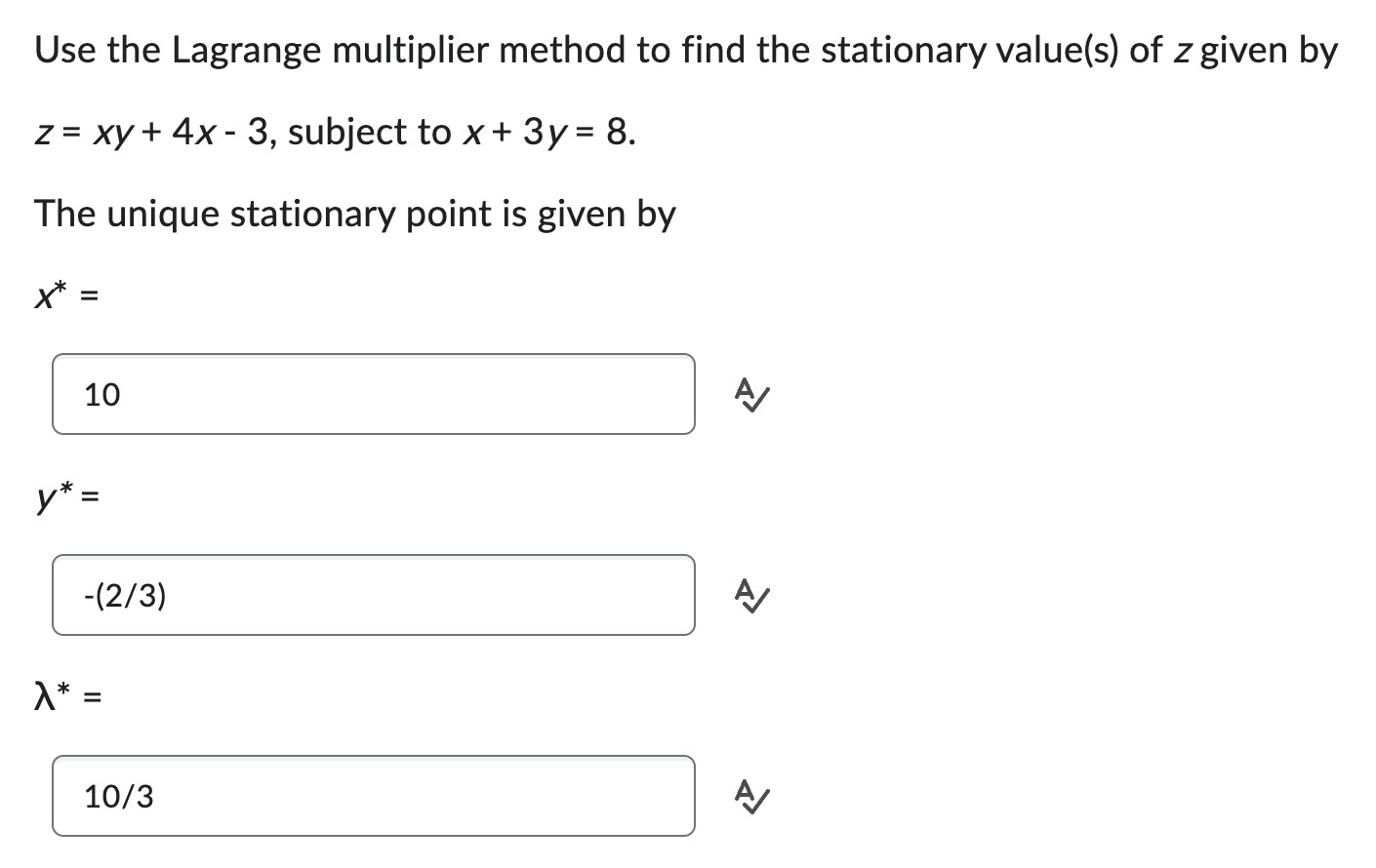 Solved ) Use the Lagrange multiplier method to Önd the | Chegg.com