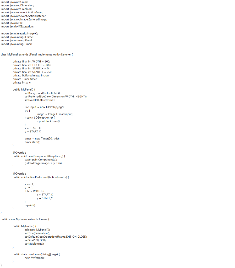 (JAVA) Q. Write the code that has been modified and | Chegg.com