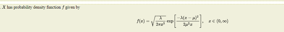 Solved The probability density function for the distribution | Chegg.com