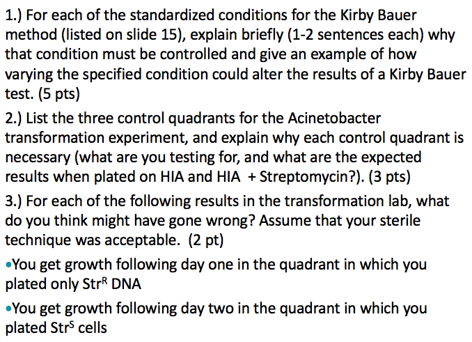 Solved 1.) For each of the standardized conditions for the | Chegg.com