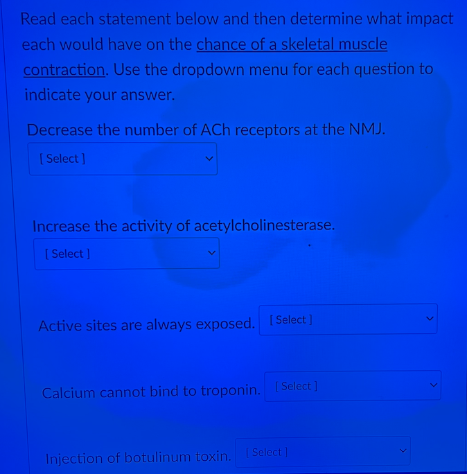 Solved Read each statement below and then determine what | Chegg.com