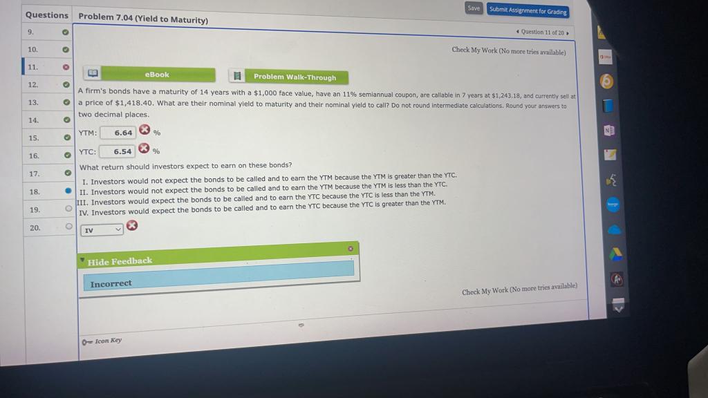 Save Submit Assignment for Grading Questions Problem | Chegg.com