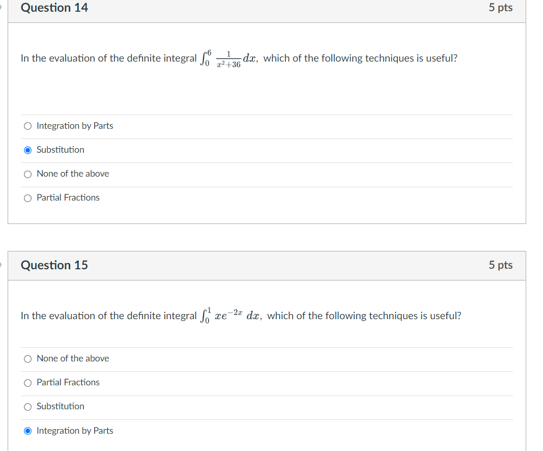 Solved In the evaluation of the definite integral | Chegg.com