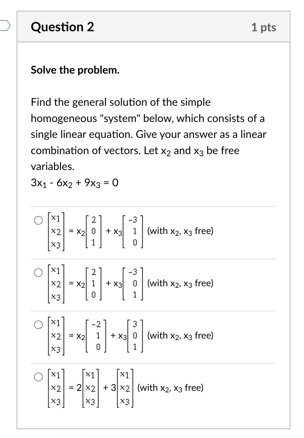 Solved Question 2Solve the problem.Find the general solution | Chegg.com