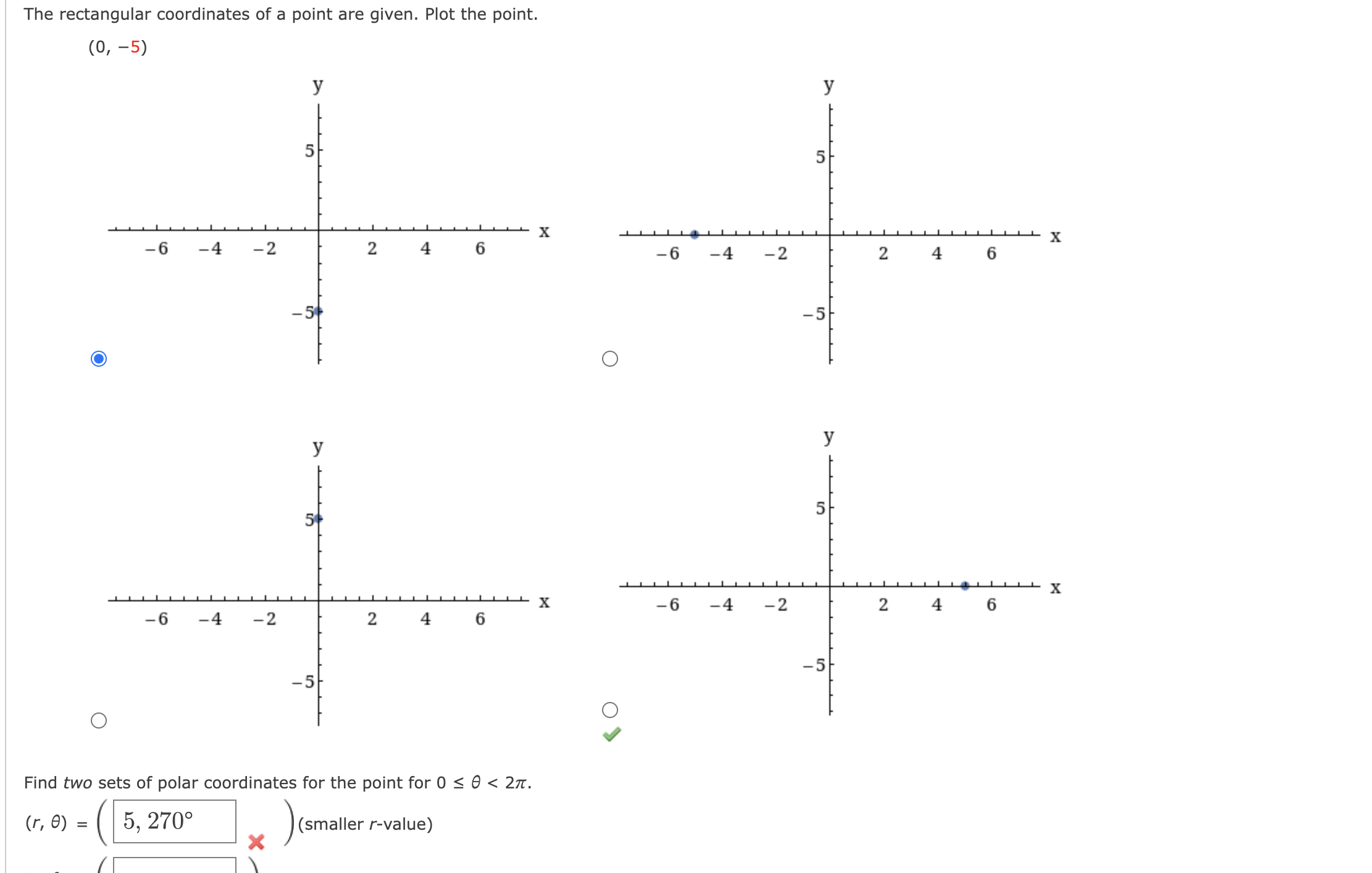 solved-the-rectangular-coordinates-of-a-point-are-given-chegg