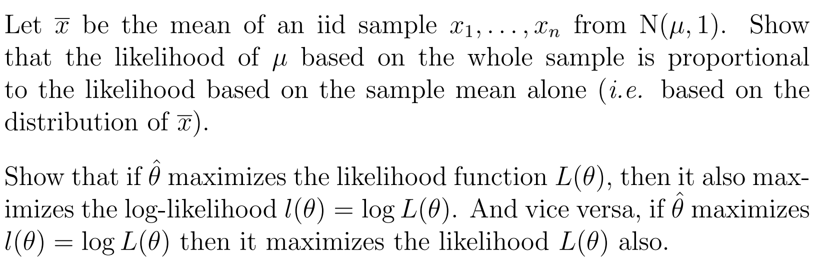 Solved Let T be the mean of an iid sample x1, ..., Xn from | Chegg.com