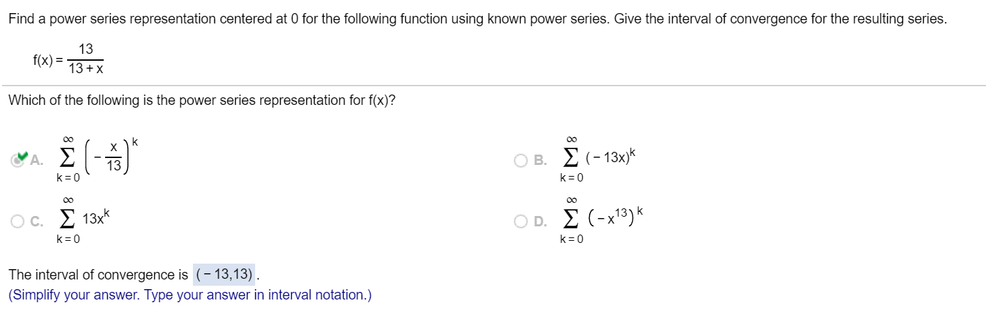 Solved Find a power series representation centered at 0 for | Chegg.com