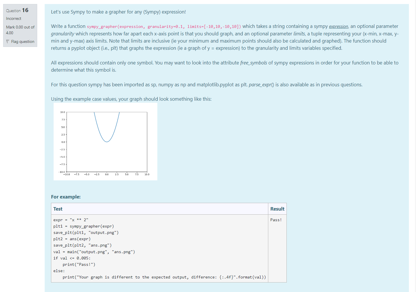 Solved Python3 MATPLOTLIB error cant convert complex to | Chegg.com
