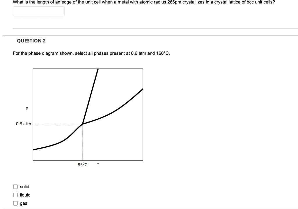 Solved What is the length of an edge of the unit cell when a | Chegg.com