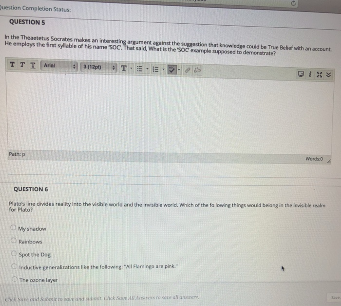 Solved uestion Completion Status: QUESTIONS In the | Chegg.com