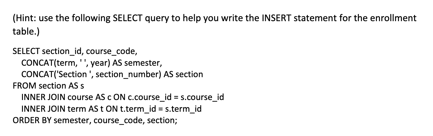 Solved Do the following: 1) Create a University ERD using | Chegg.com