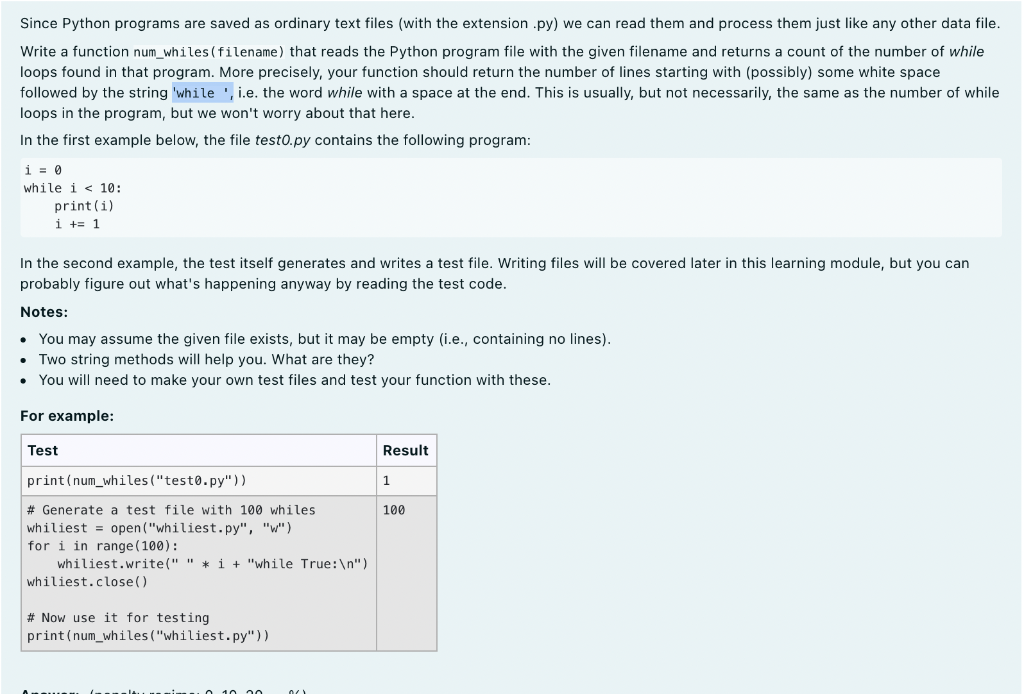 Solved Since Python programs are saved as ordinary text | Chegg.com