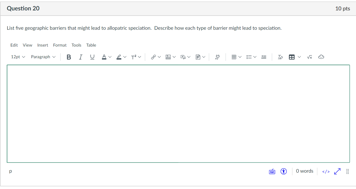 Solved Question 20 10 pts List five geographic barriers that | Chegg.com