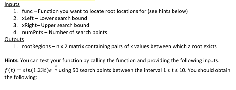 Solved you were given a MATLAB script that runs the | Chegg.com