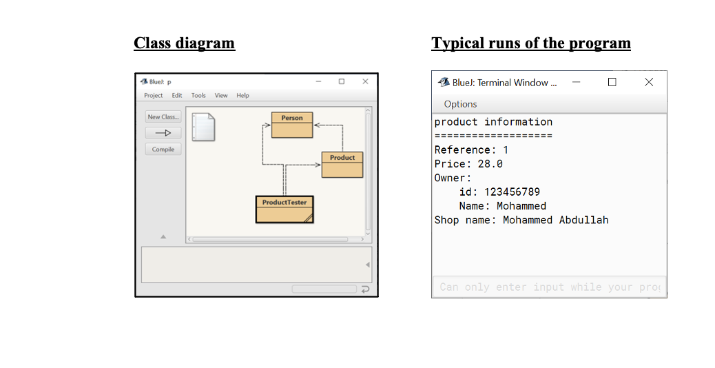 Solved Create a class Person to represent a person according | Chegg.com