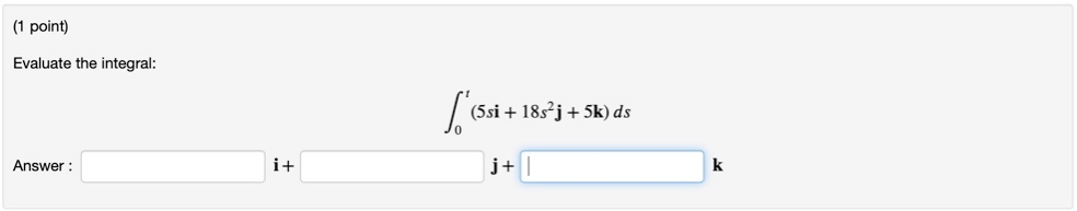 Solved (1 point) Calculate r' (t), T(t), and T(3) where r(t) | Chegg.com